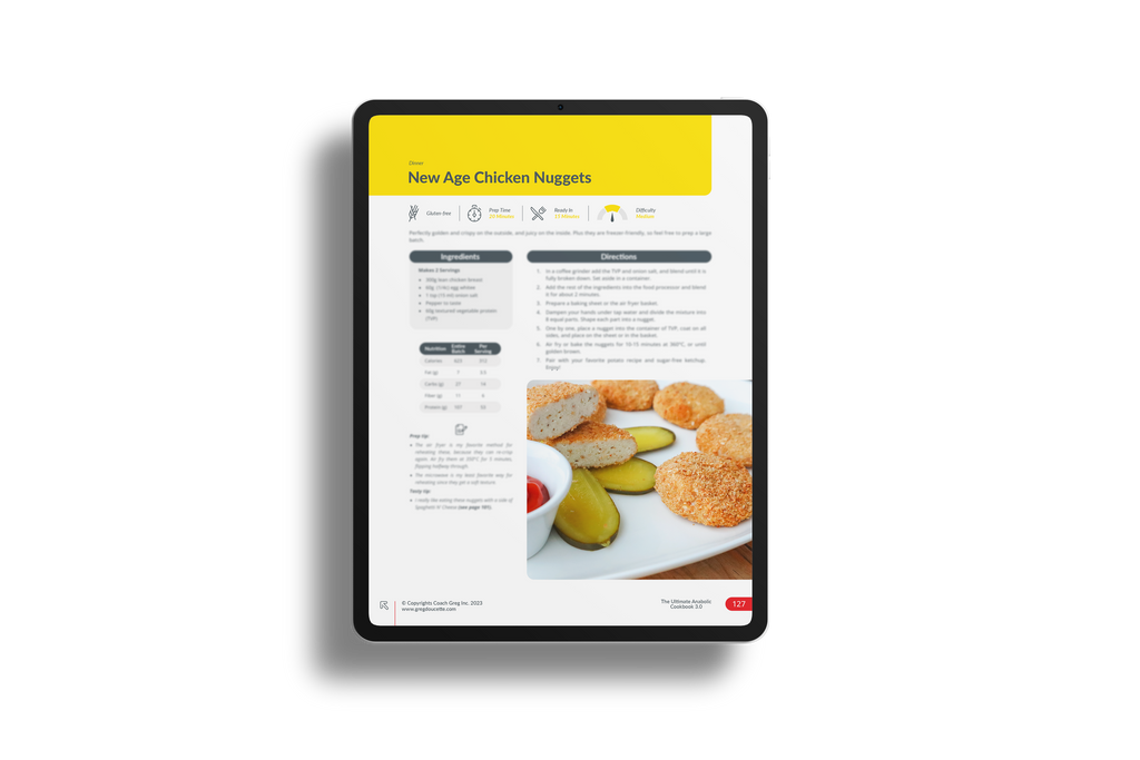 The Ultimate Anabolic Cookbook 3.1 – Coach Greg Inc.