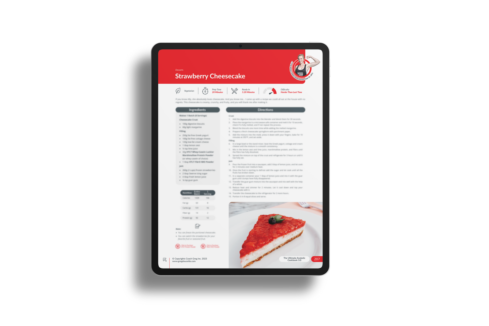 The Ultimate Anabolic Cookbook 3.1 – Coach Greg Inc.